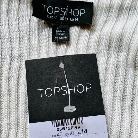 Topshop | Tops | Topshop Animal Print Knit Sleeveless Crop Top 8 | Poshmark